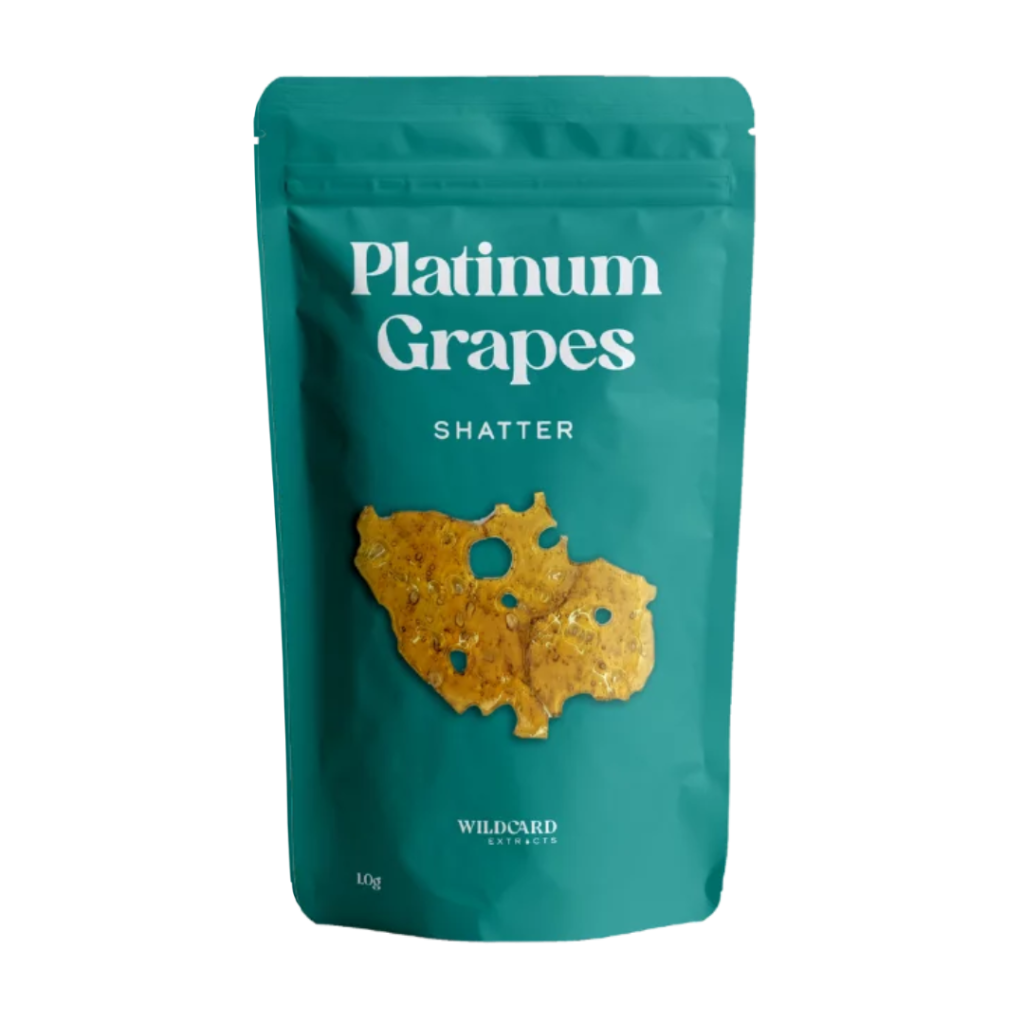 Platinum Grapes Shatter - Pantheon Cannabis