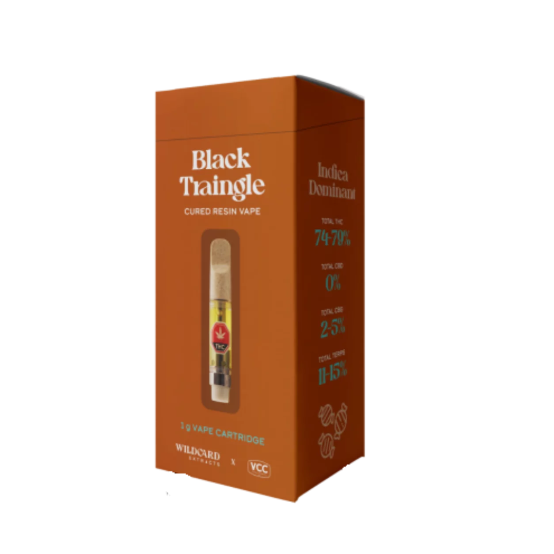 Black Triangle Cured Resin Vape - Wildcard Extracts