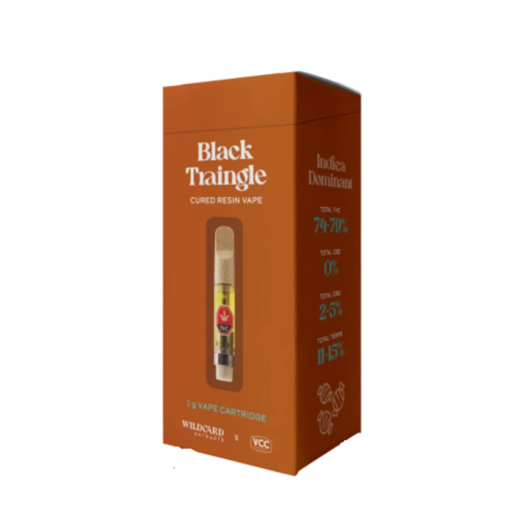 Black Triangle Cured Resin Vape - Wildcard Extracts