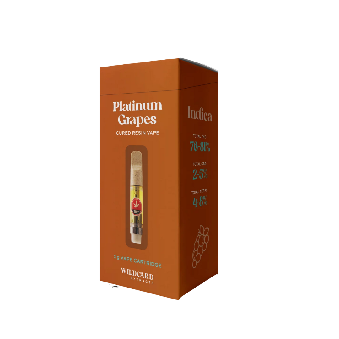 Platinum Grapes Cured Resin Vape - Wildcard Extracts