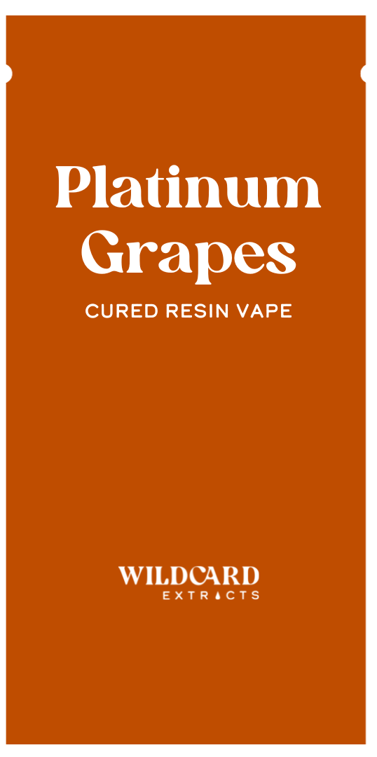 Platinum Grapes Cured Resin Vape - Wildcard Extracts
